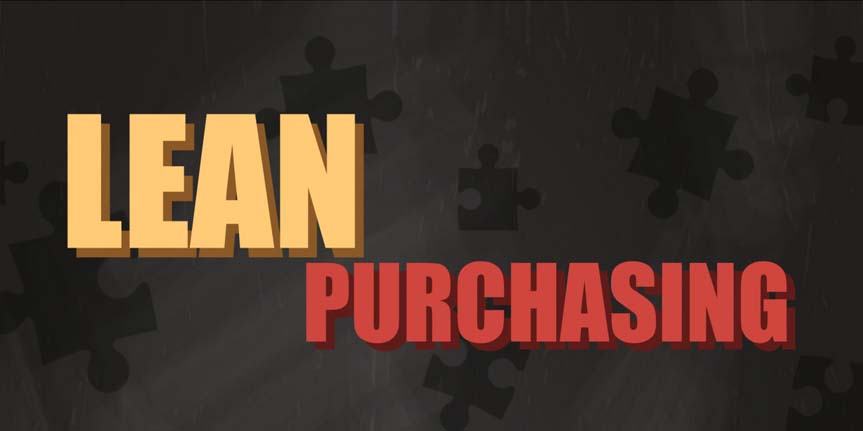 What is lean purchasing? - Infographic
