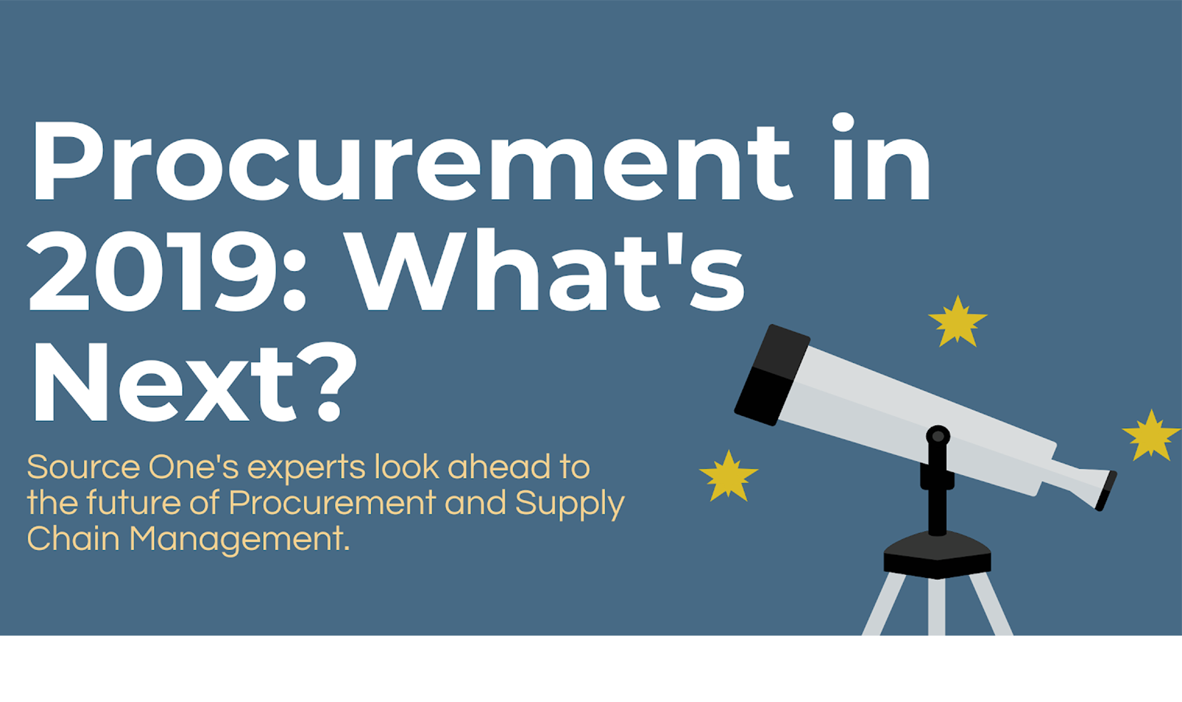 Eight procurement challenges for 2019 - Infographic